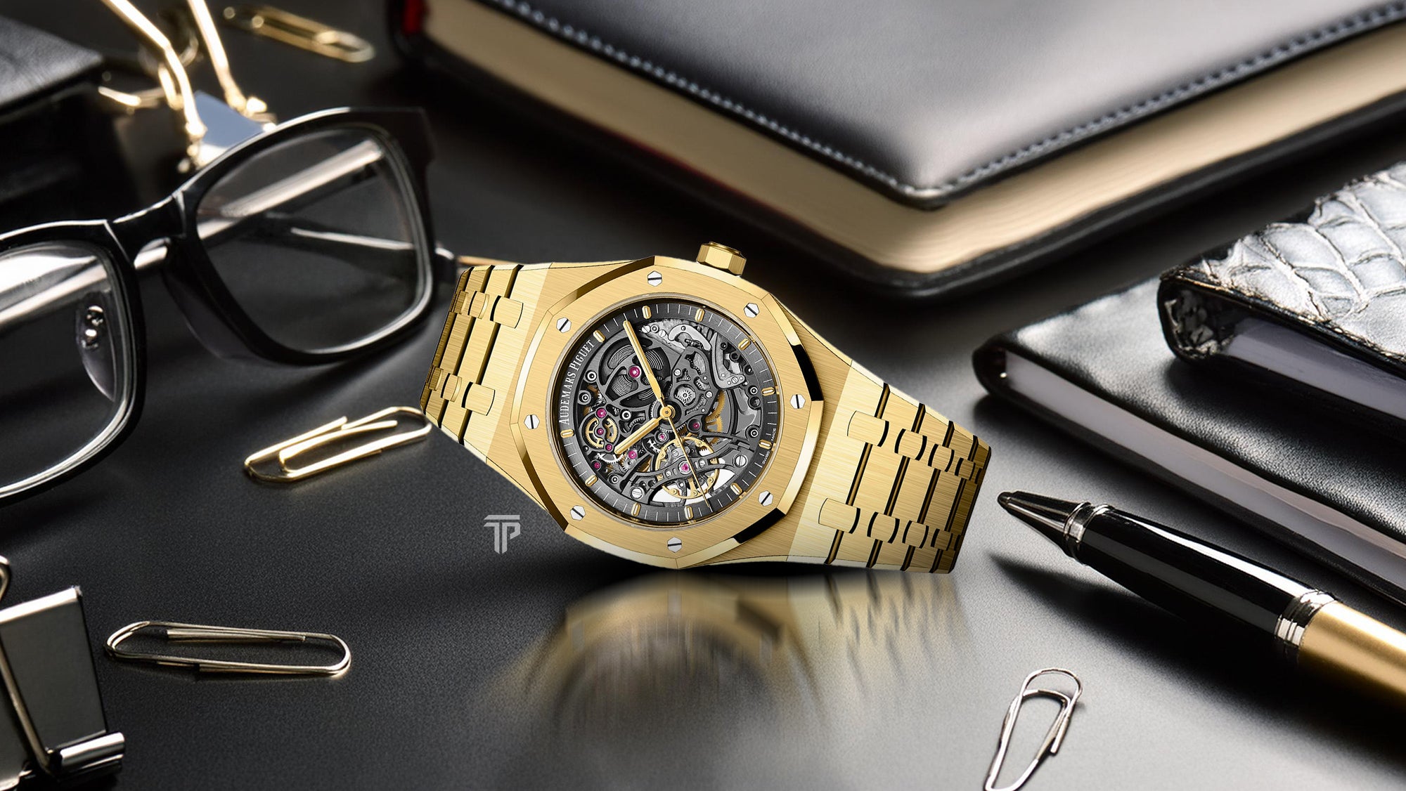 Gold Elegance: Audemars Piguet Royal Oak Double Balance Wheel – TPT ...