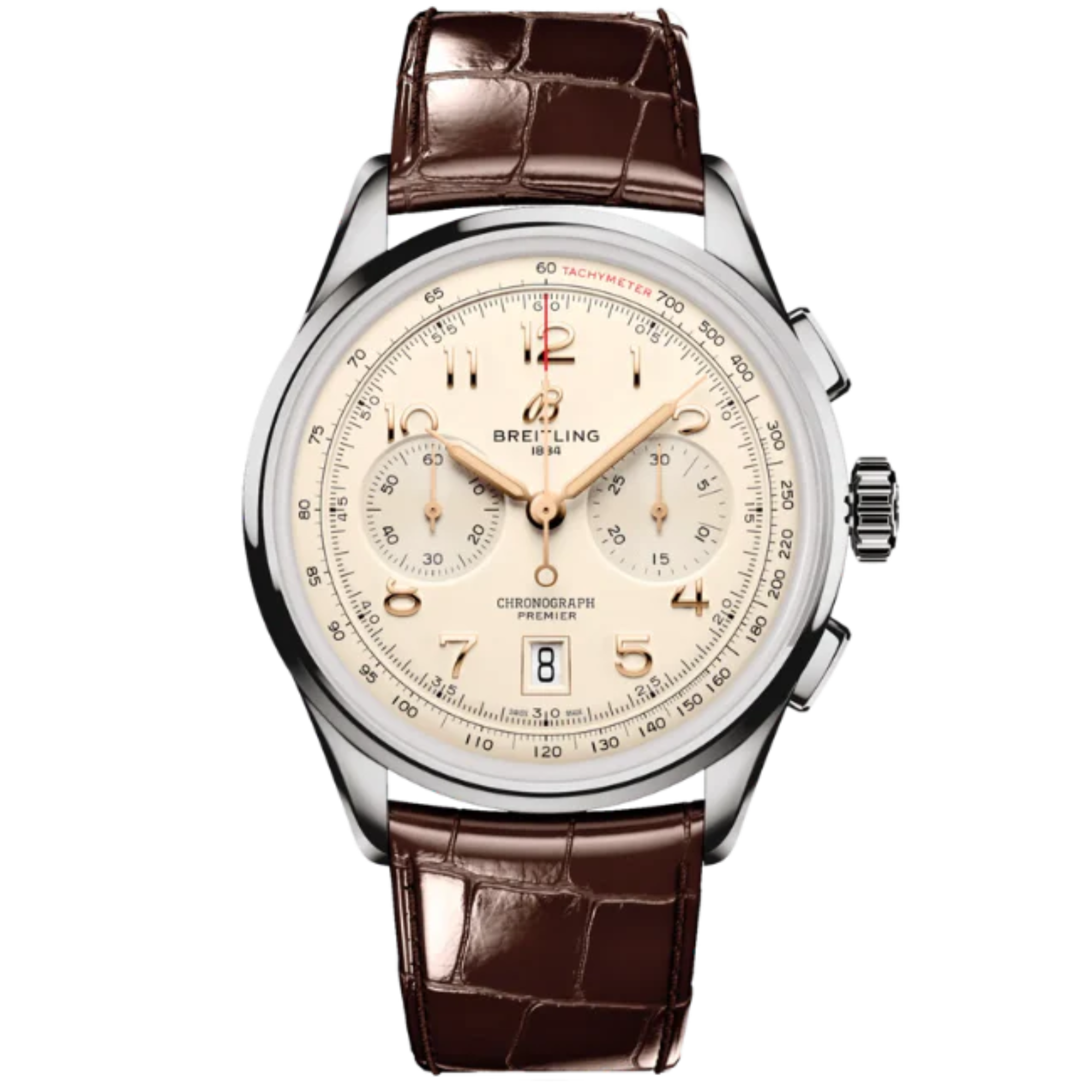 PREMIER B01 CHRONOGRAPH 42 MM STAINLESS STEEL WITH CREAM DIAL – TPT ...