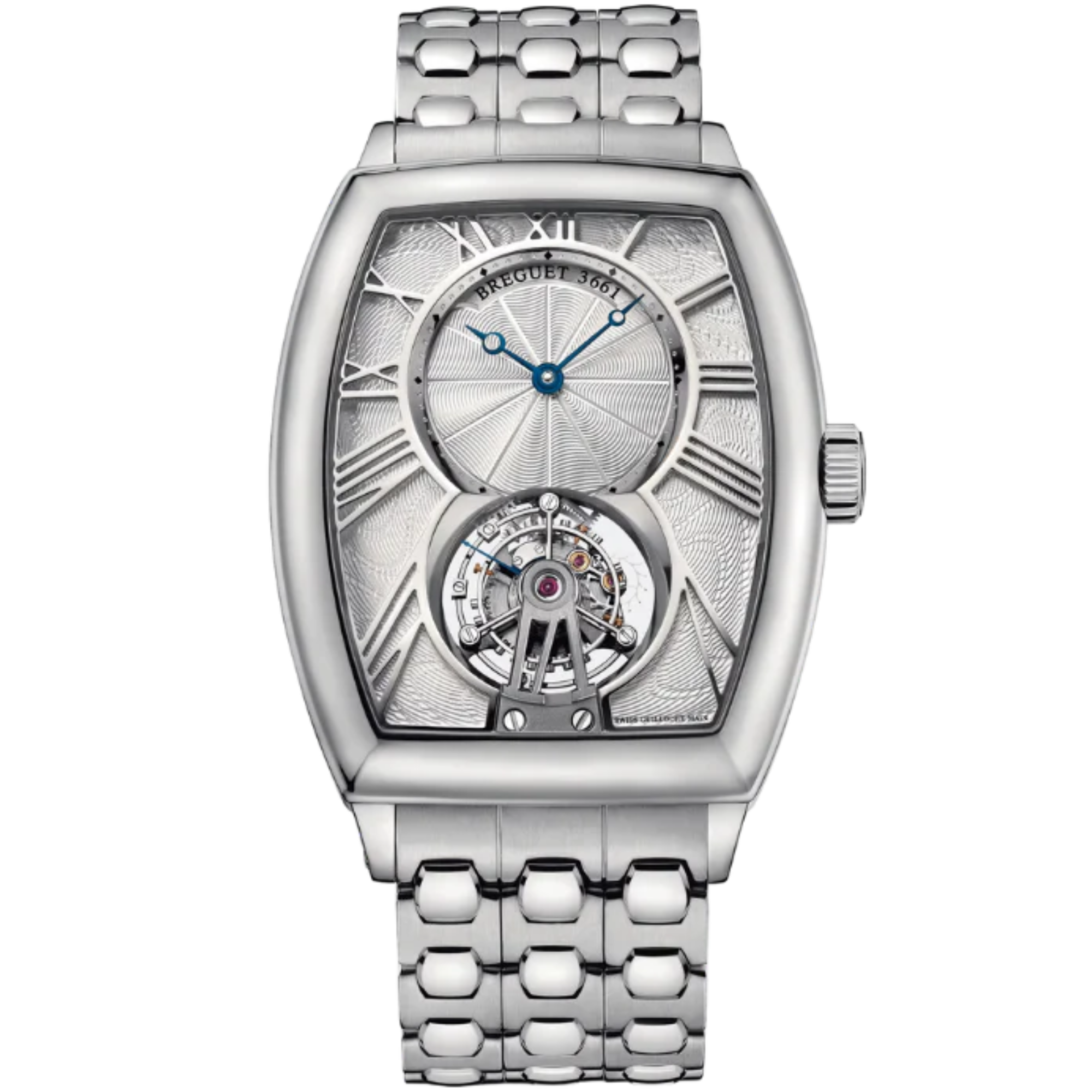 HERITAGE 5497 42 MM PLATINUM WITH SILVER DIAL – TPT Timepiece Trading