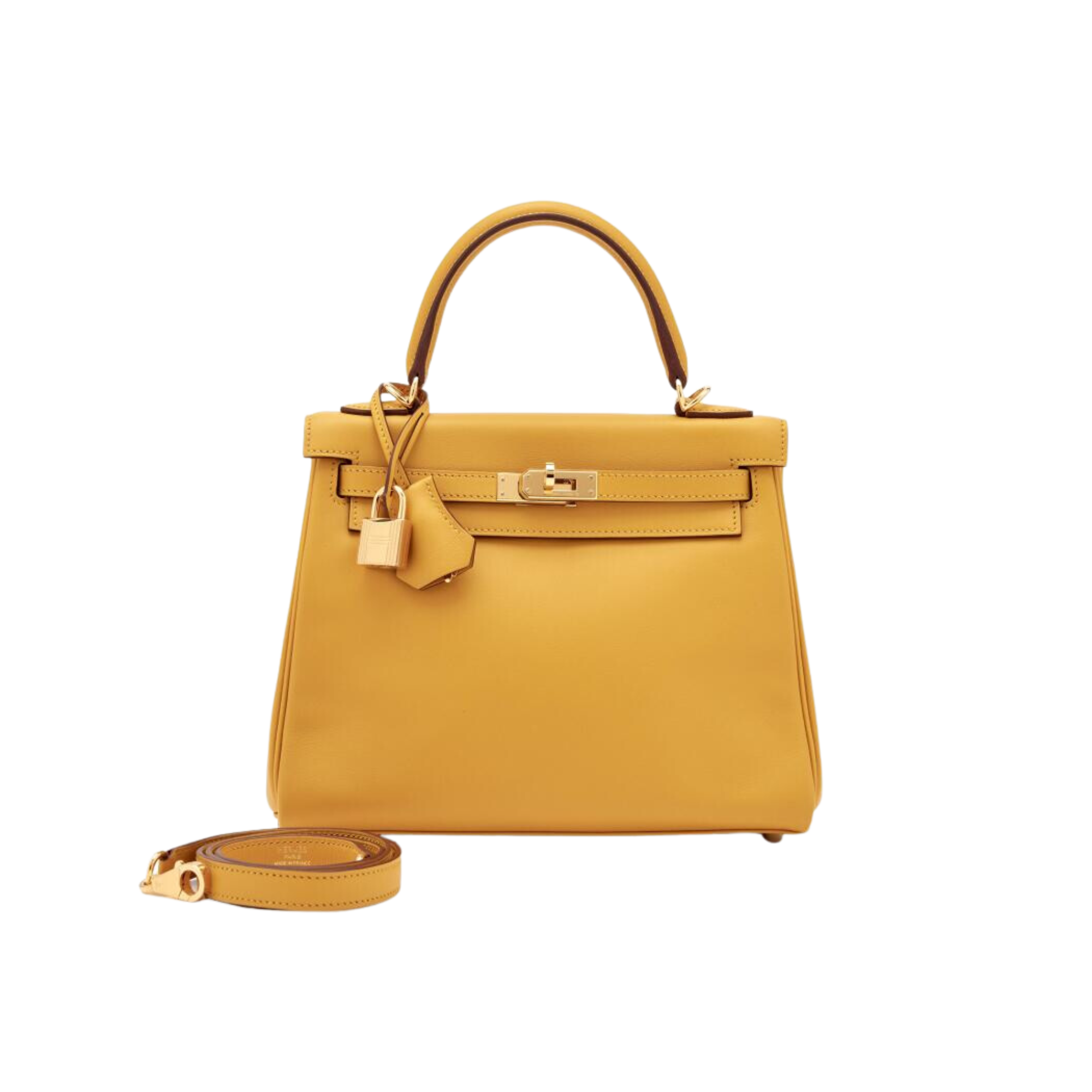 Hermes Kelly 25 Jaune Ambre Swift Leather – TPT Timepiece Trading