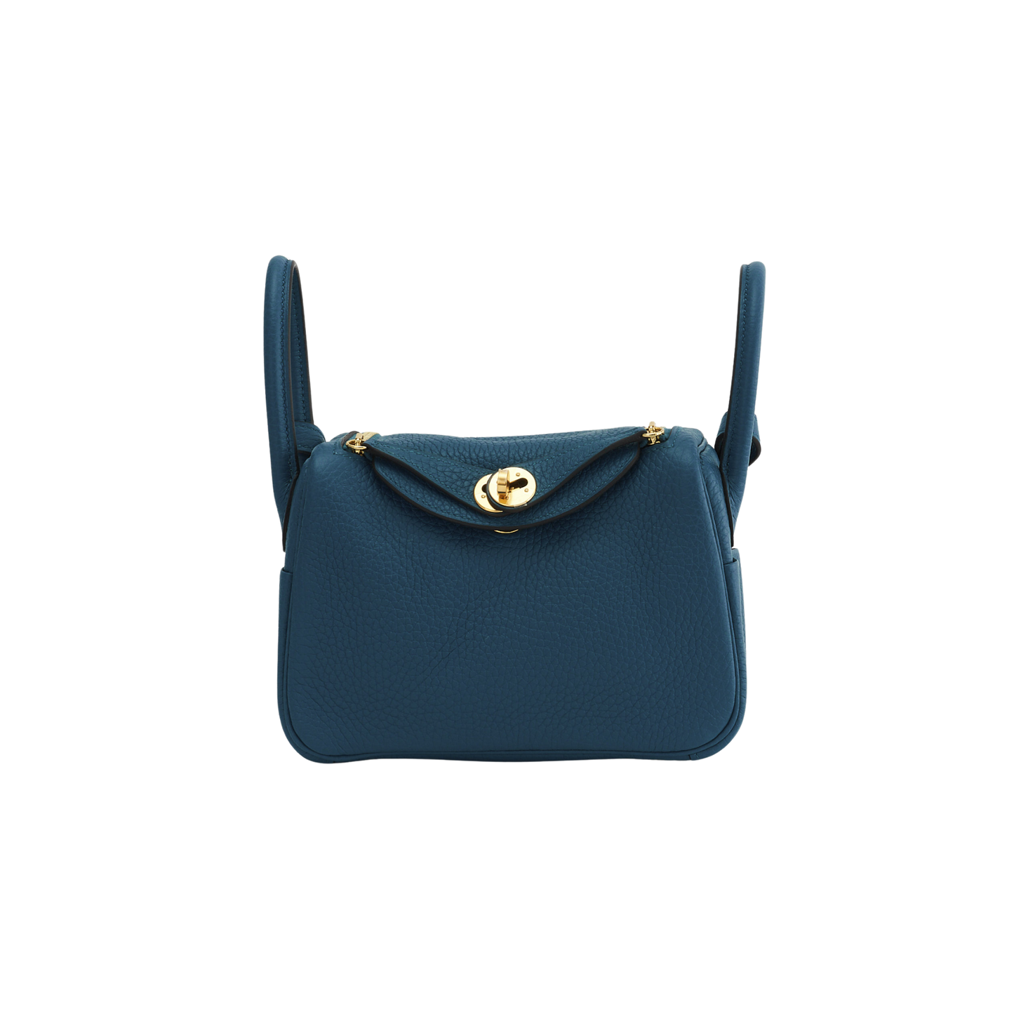 Hermes Lindy Mini Vert Bosphore Clemence Leather – TPT Timepiece Trading