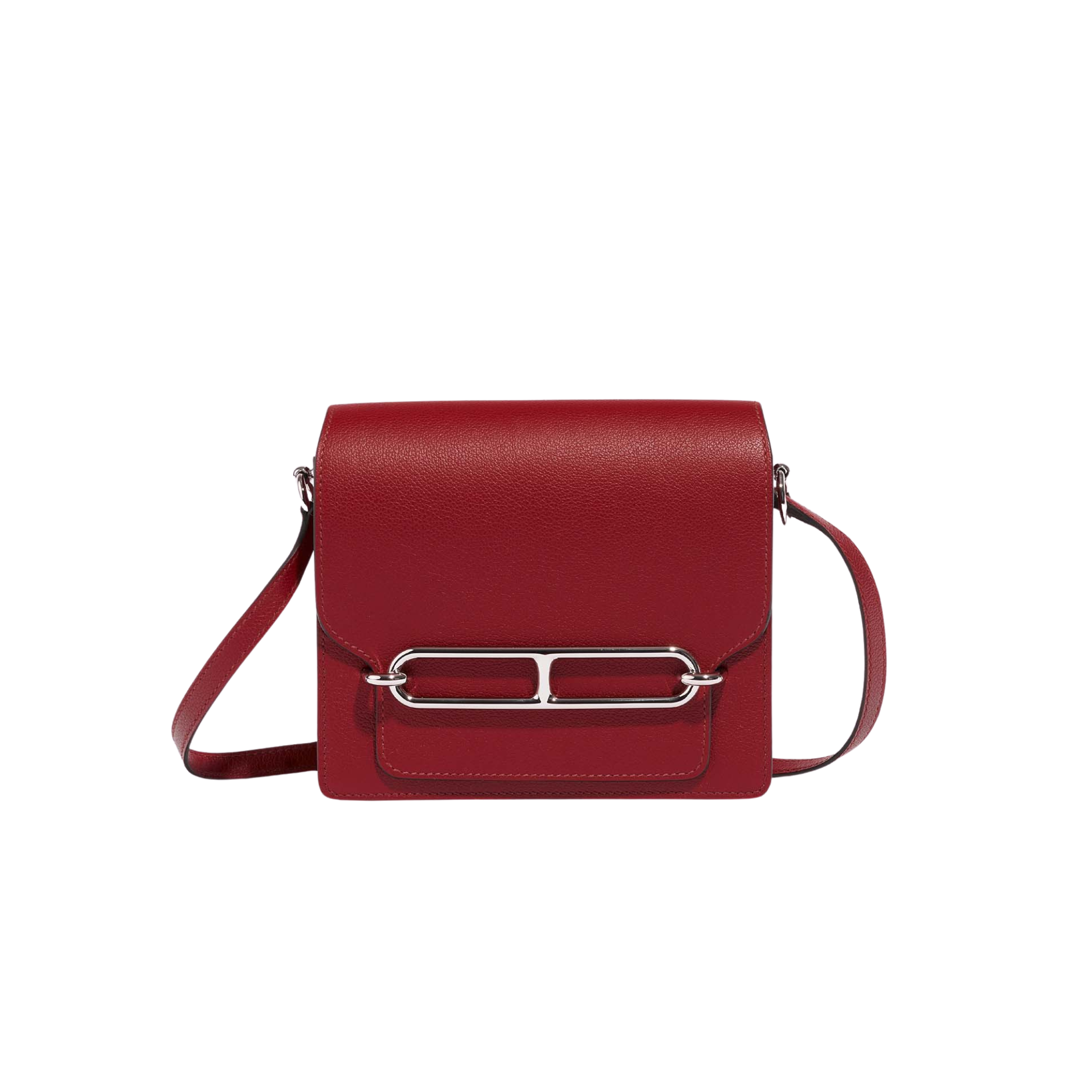 Hermes Roulis Mini Rouge Grenat Evercolor Leather – TPT Timepiece Trading