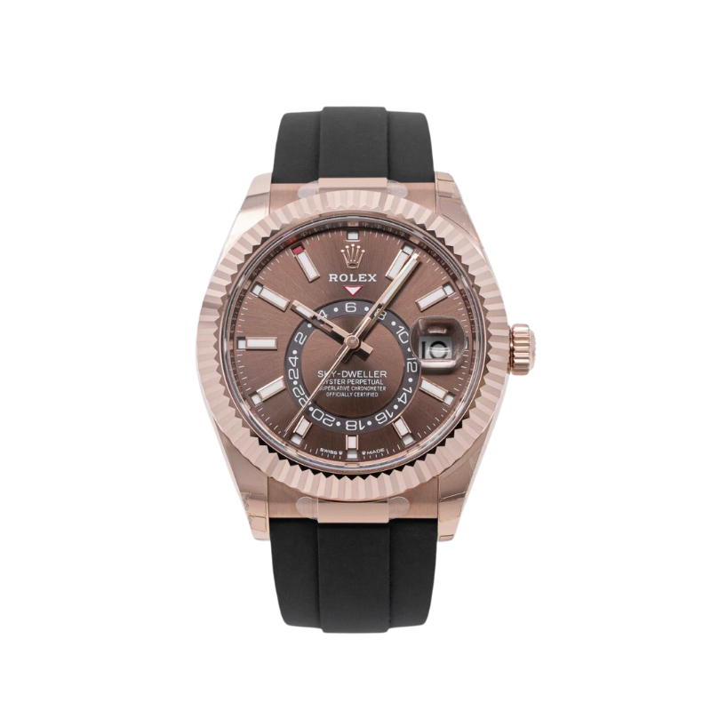 336235 Chocolate Dial Skydweller – TPT Timepiece Trading