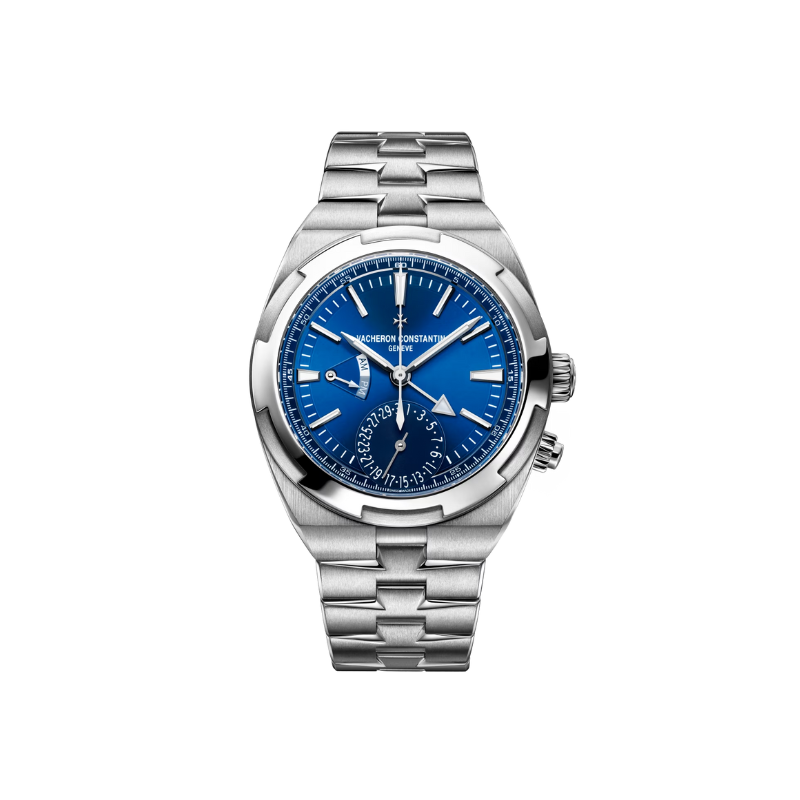 OVERSEAS DUAL TIME 41 MM STAINLESS STEEL WITH BLUE BRASS DIAL – TPT ...