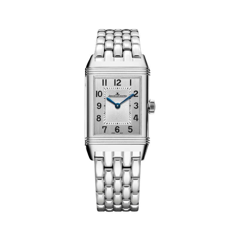 REVERSO CLASSIC DUETTO 40 MM STAINLESS STEEL WITH SILVER GREY AND GUIL ...