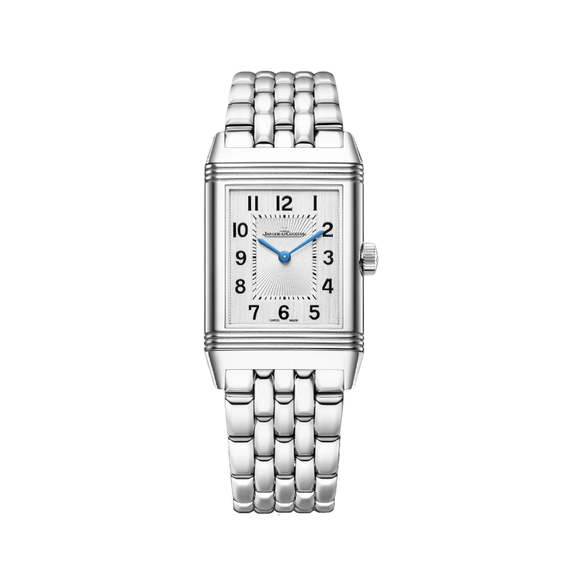 REVERSO CLASSIC MONOFACE 40 MM STAINLESS STEEL WITH SILVER GREY DIAL ...