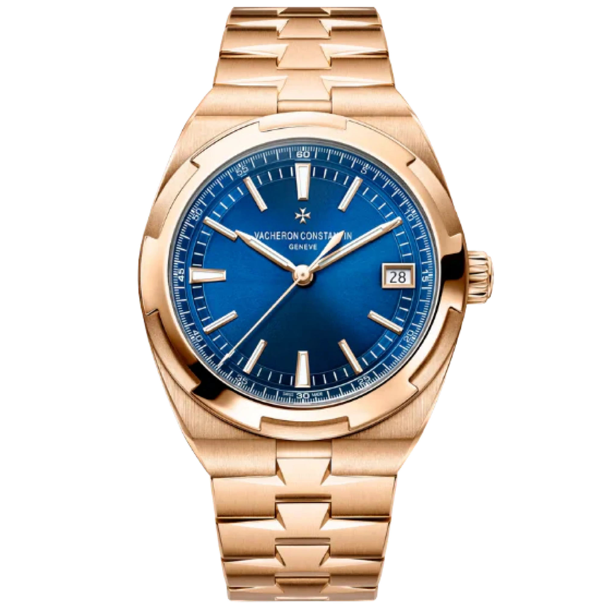 Vacheron Constantin Overseas Ref. 4520V/210R-B705 Rose Gold Blue Dial ...